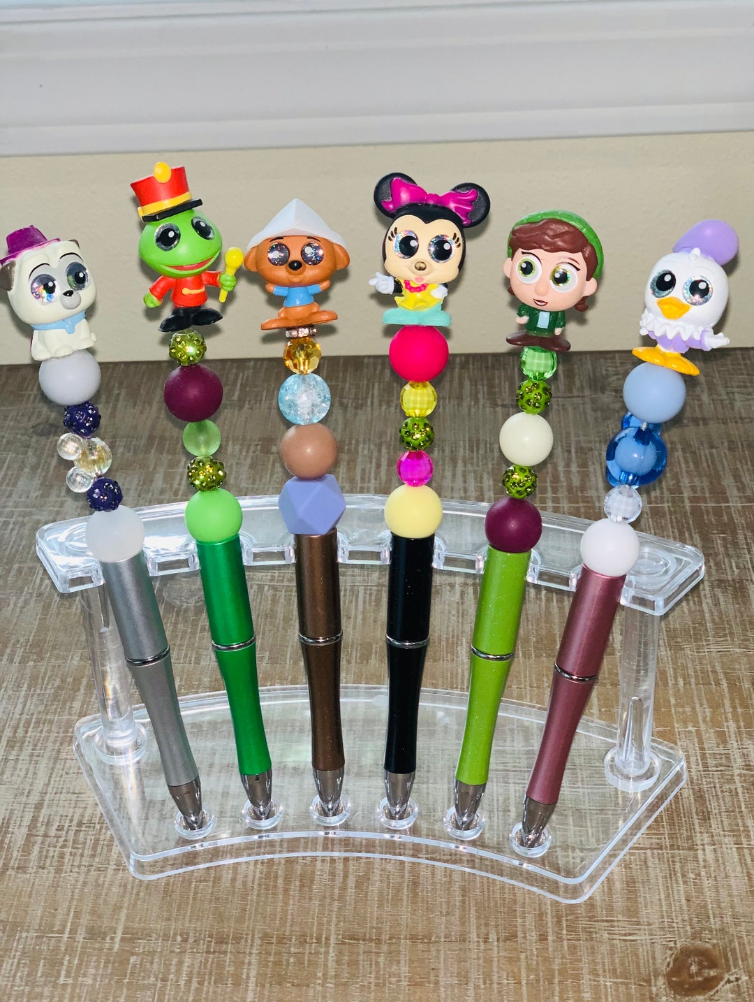 Disney Character Inspired Pens W/ Disney Doorable - Etsy