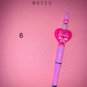 Barbie Inspired Beaded Focal Pens - Etsy