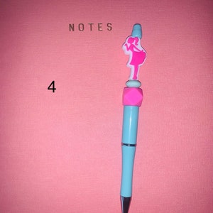 Barbie Inspired Beaded Focal Pens - Etsy
