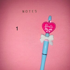 Barbie Inspired Beaded Focal Pens - Etsy