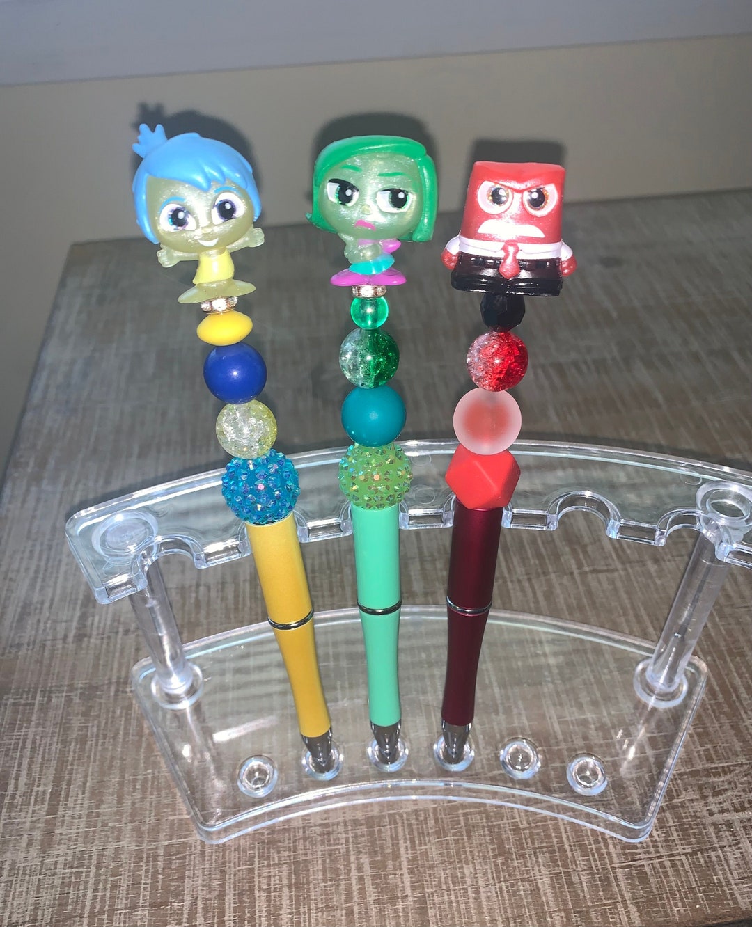 PIXAR Inside Out Inspired Pens W/ Disney Doorable - Etsy