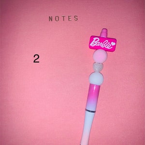 Barbie Inspired Beaded Focal Pens - Etsy