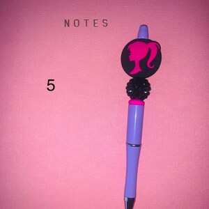 Barbie Inspired Beaded Focal Pens - Etsy