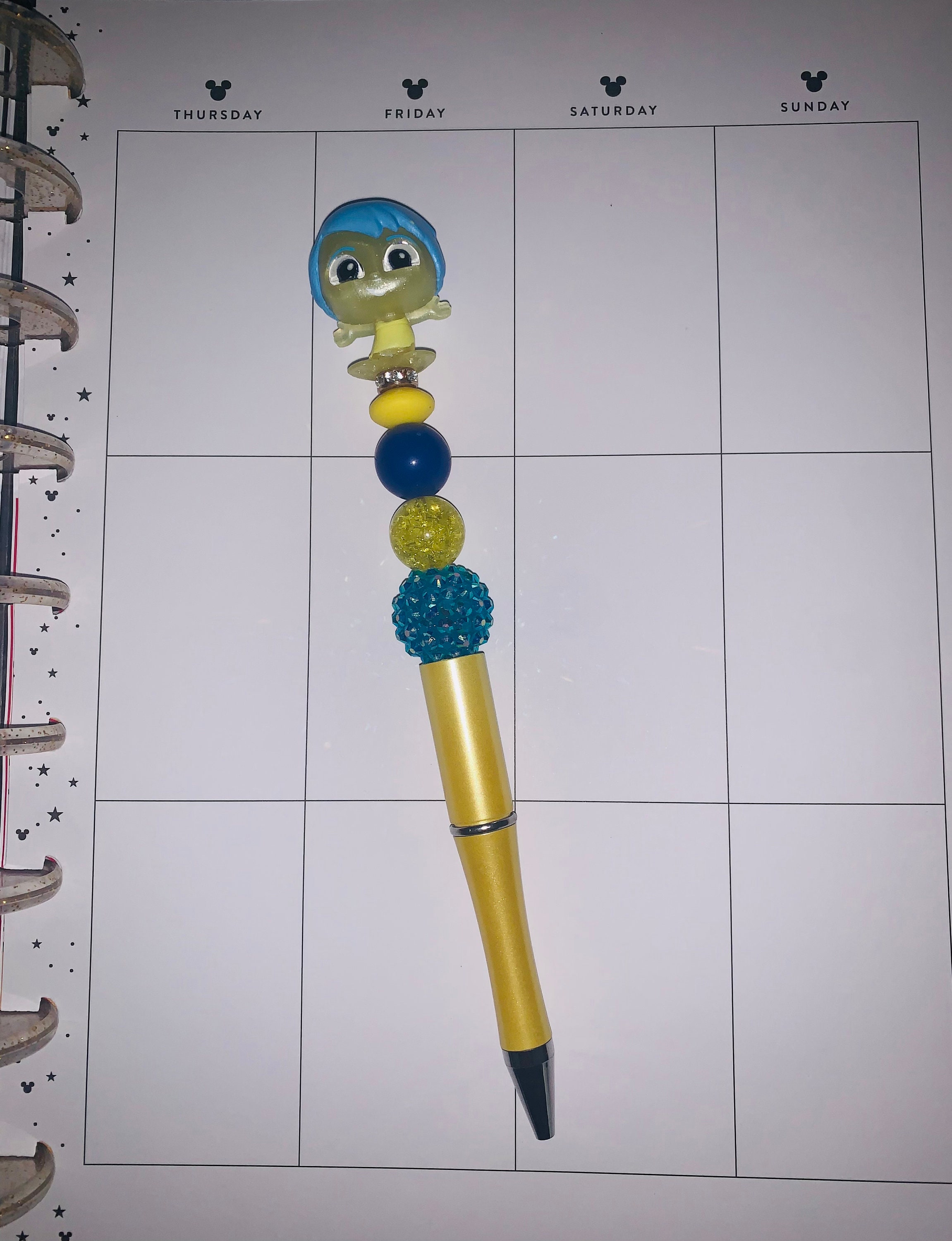PIXAR Inside Out Inspired Pens W/ Disney Doorable - Etsy