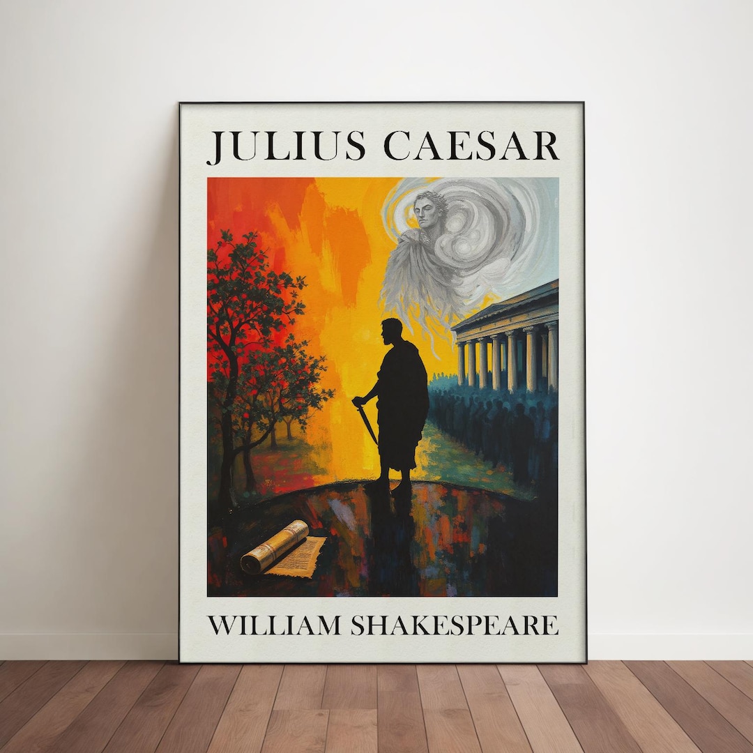 Julius Caesar Poster: William Shakespeare Classic Literature Matte ...