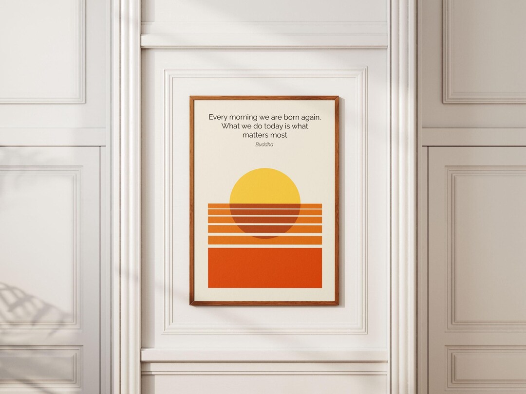 Printable Buddha Quote Poster. High Quality SVG Vector Image in 3 ...