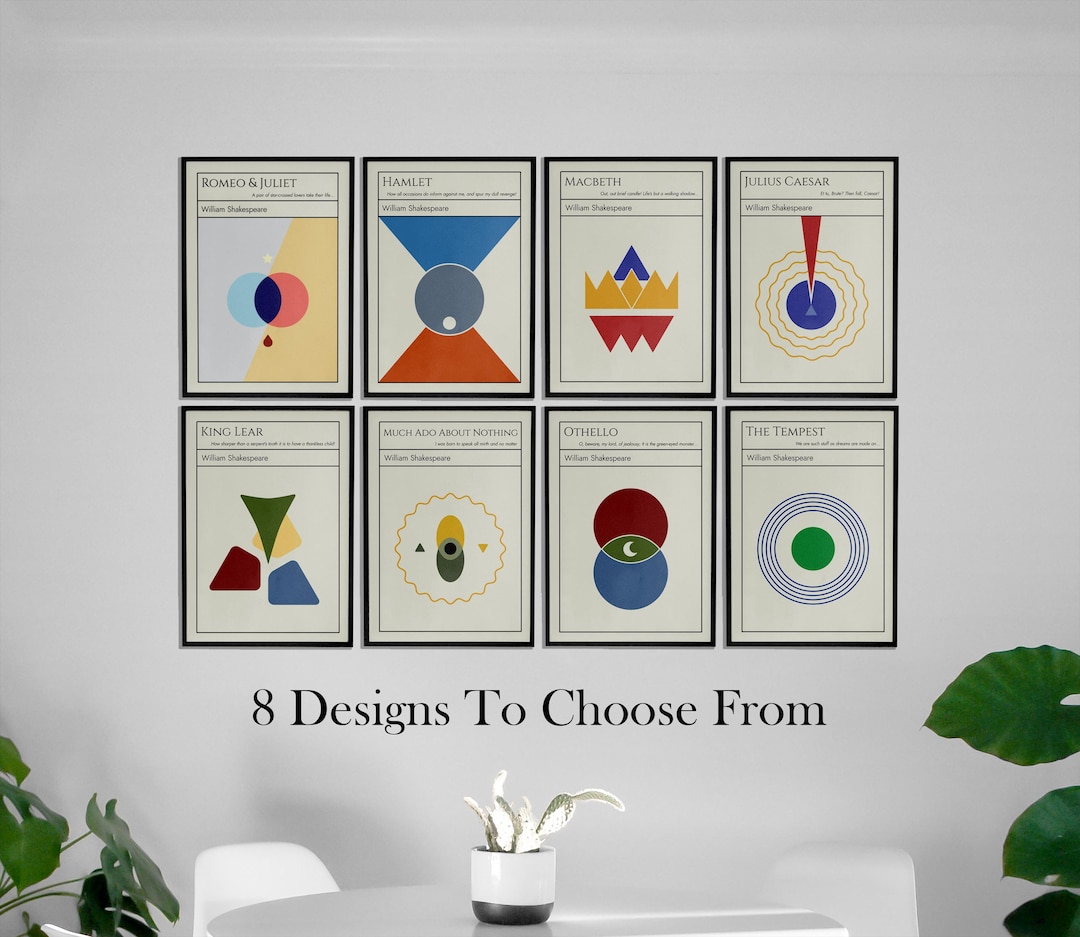 Shakespeare Quote Poster, Minimalist Play Art Print - Etsy