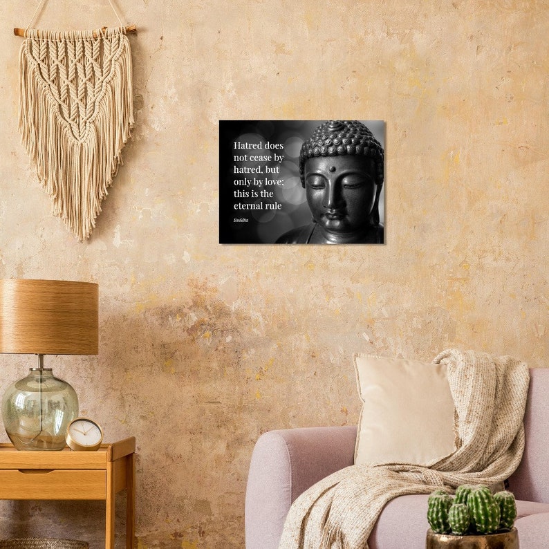 Buddha Quote Poster. Buddhism Artwork Print. Buddhist Quotes About Life ...
