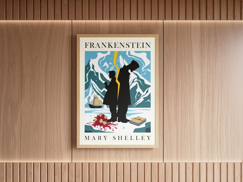 Frankenstein Poster: Matisse Inspired Mary Shelley Art Print - Etsy