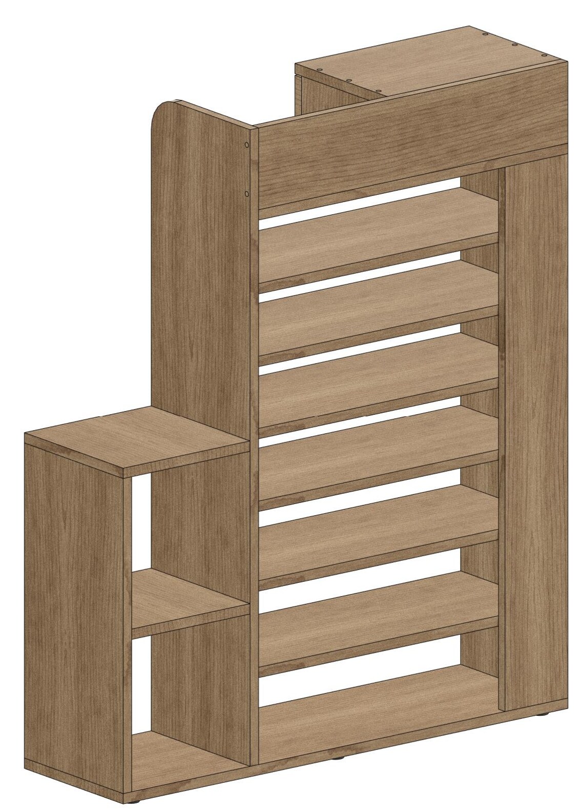 Shoe Rack Build Plan (metric) - Etsy