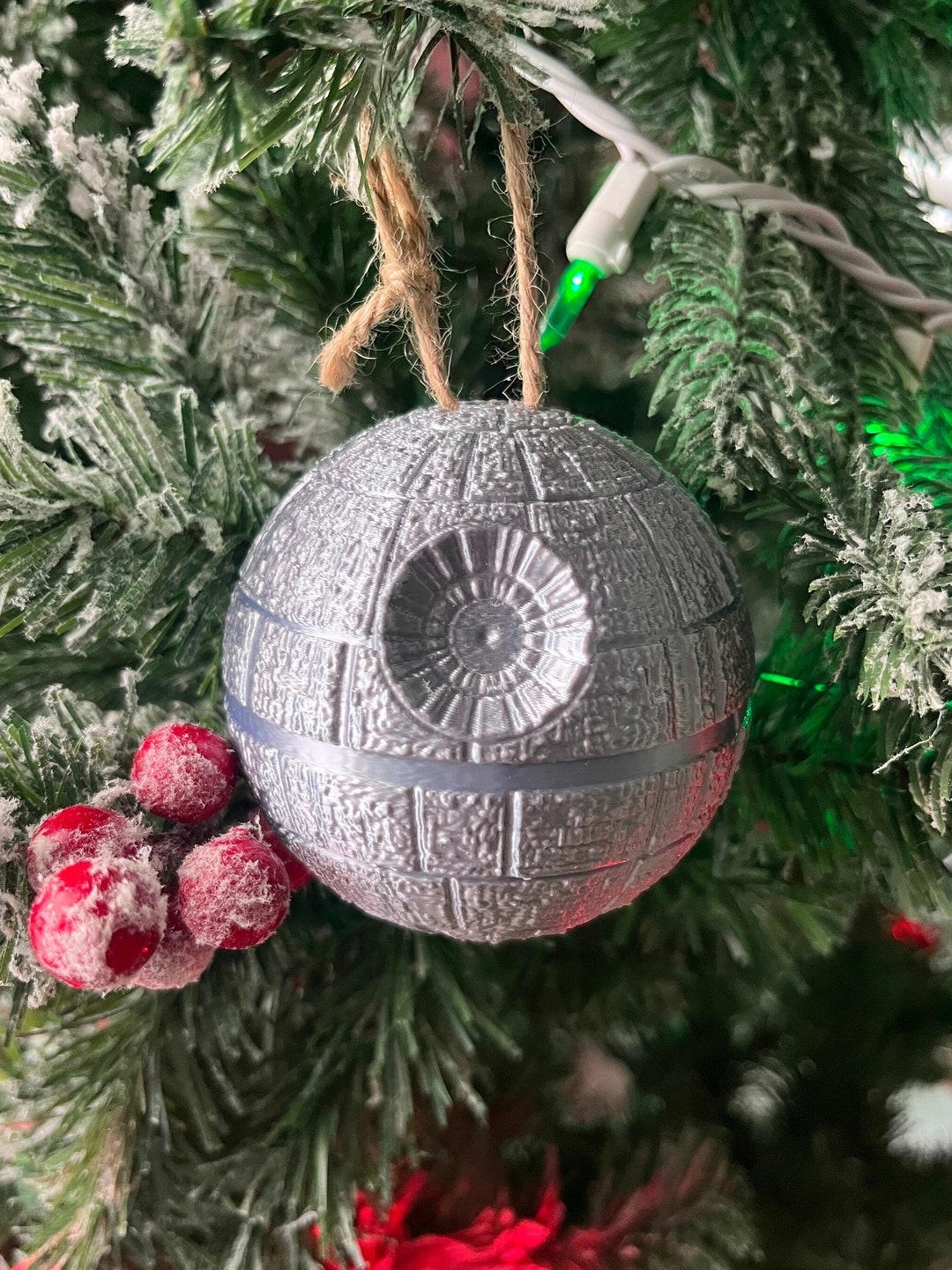 Star Wars Death Star Christmas Tree Ornament - Etsy