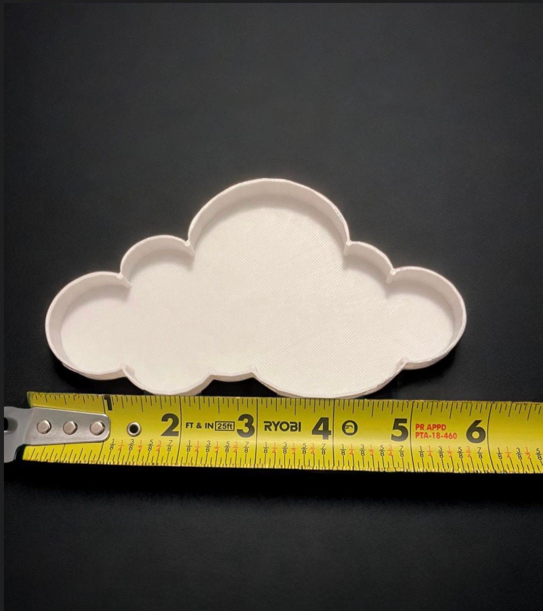 3D Printed Cloud Trinket Dish Decorative Tray Wall Hanging Shelf Decor ...