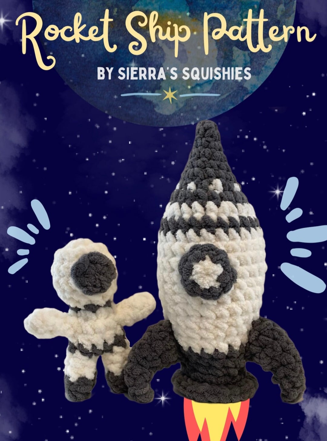 Rocket Ship Crochet *PATTERN* - Etsy