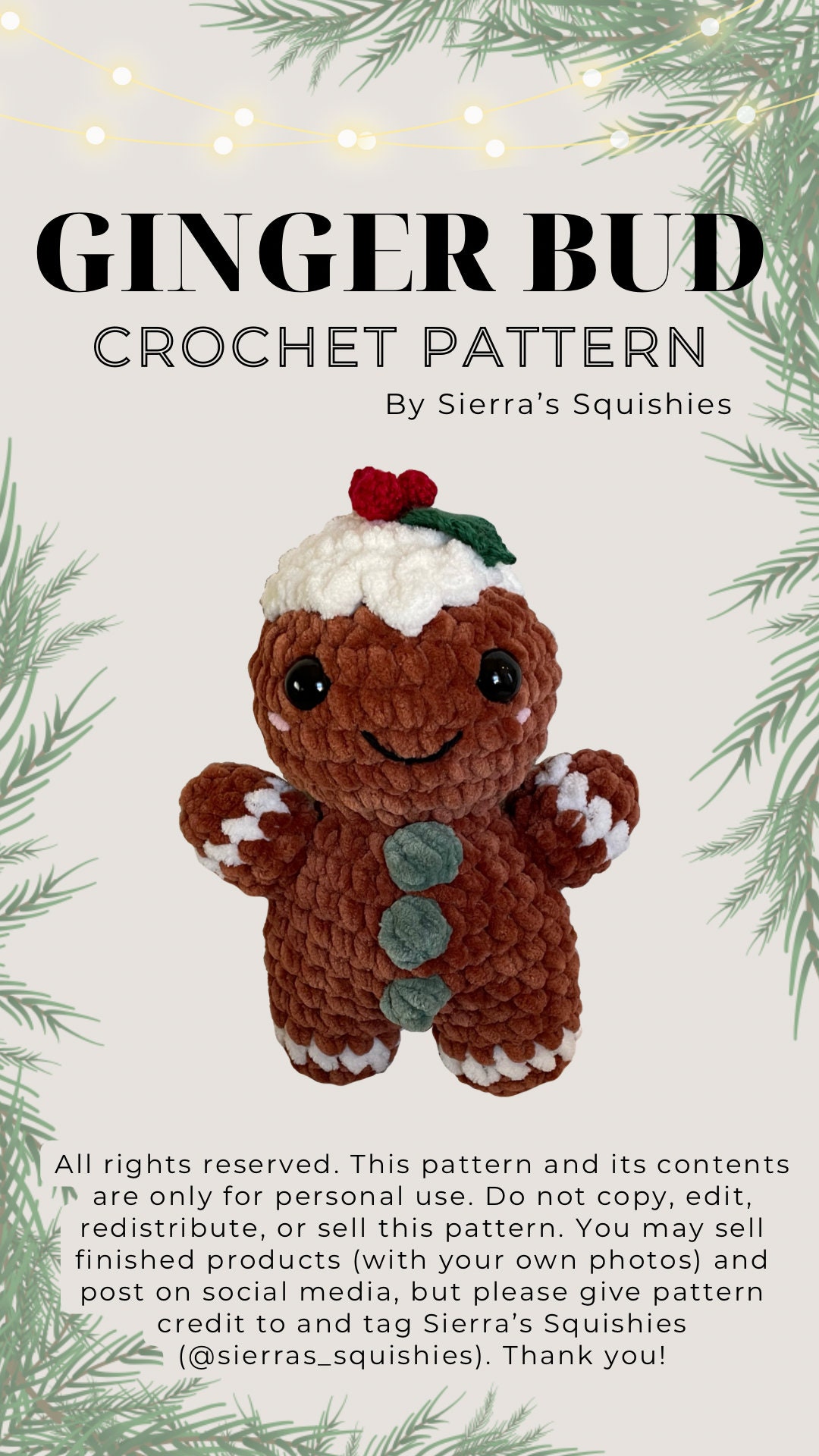 Ginger Bud Crochet Pattern - Etsy