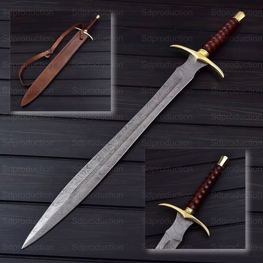 VIKING SWORDS Handmade Forged Damascus Steel, Best Anniversary Gift for ...