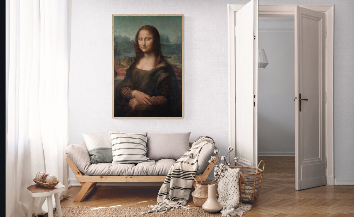 Mona Lisa @@ Renaissance Masterpiece Canvas Print - Etsy