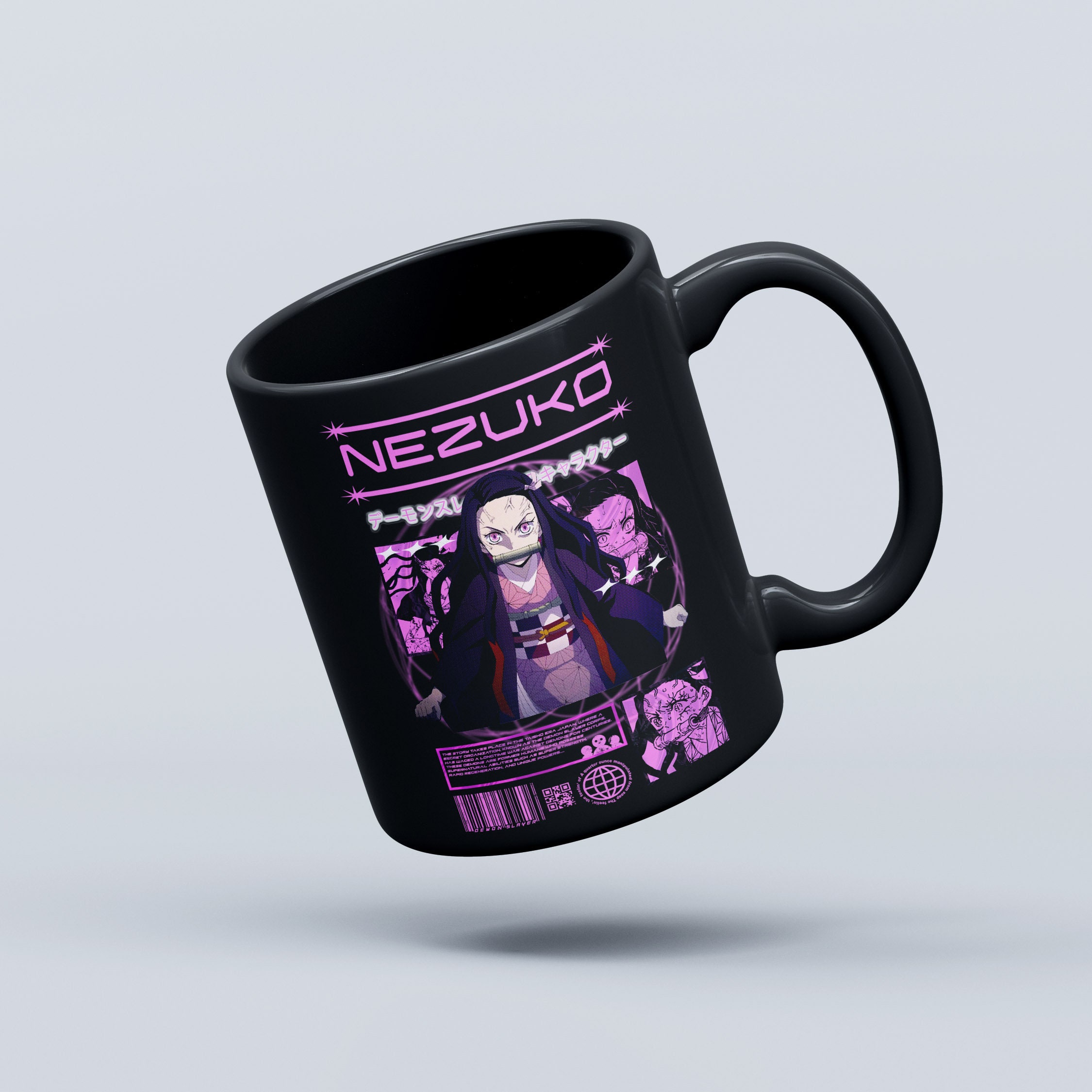 Nezuko Design, Demon Slayer Character, 300 DPI PNG and JPEG, for Anime ...