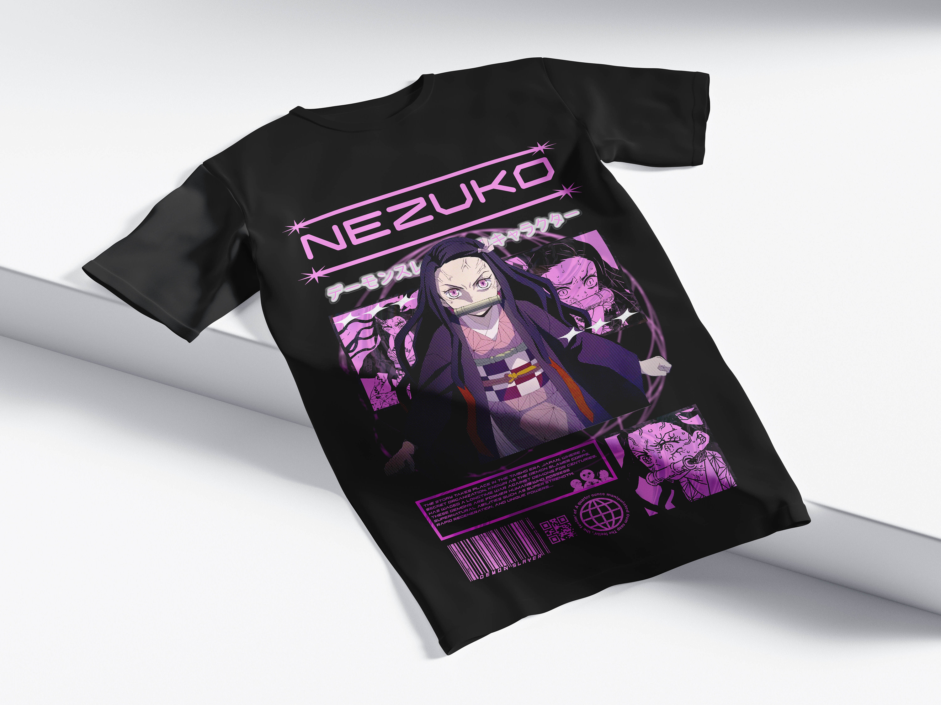 Nezuko Design, Demon Slayer Character, 300 DPI PNG and JPEG, for Anime ...