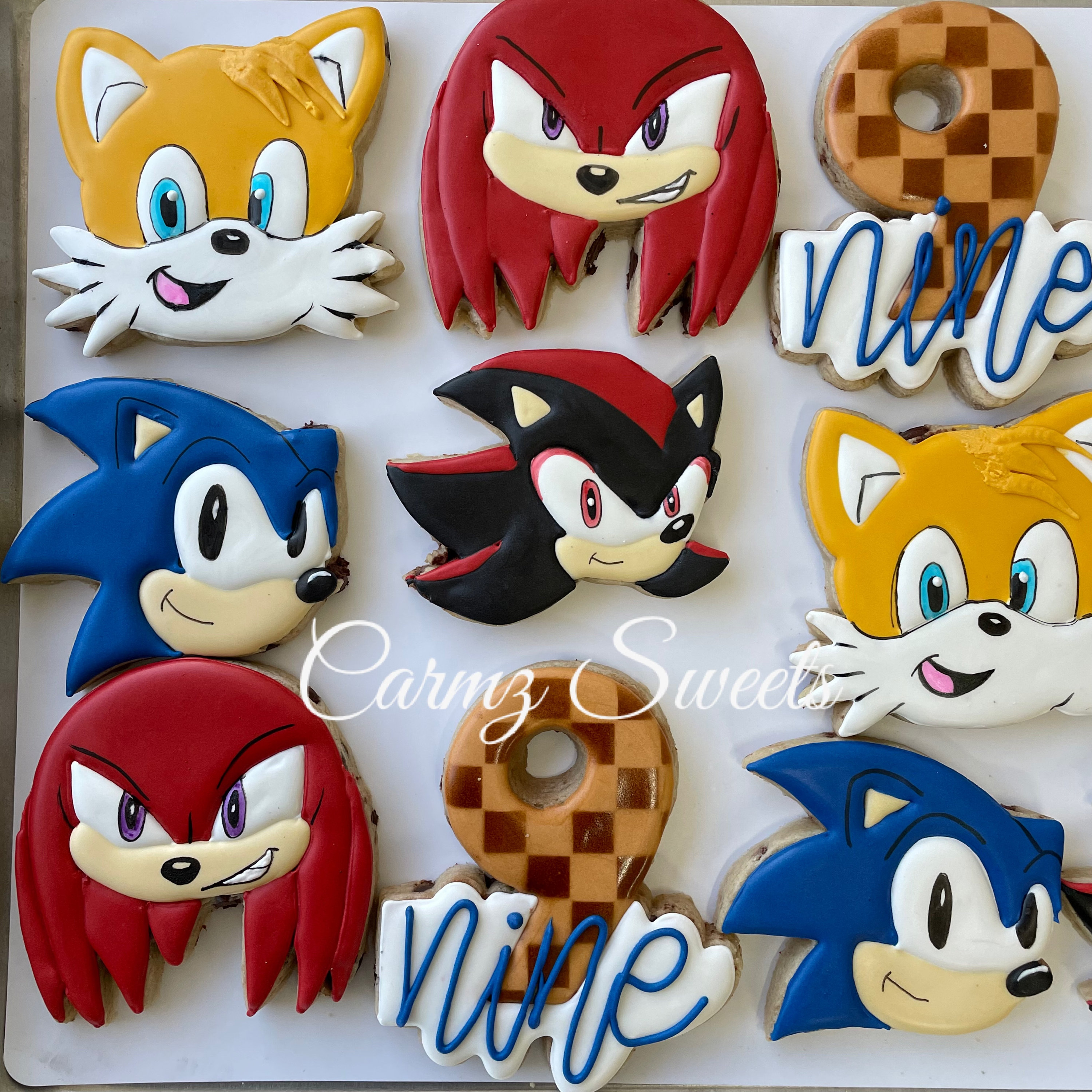 Sonic and Friends Cookies - Etsy