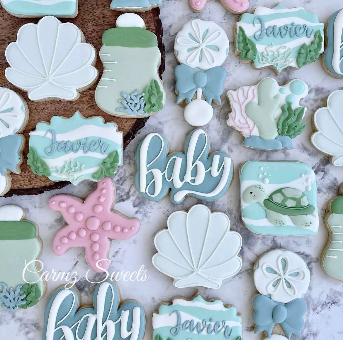Under the Sea Baby Shower Cookies - Etsy