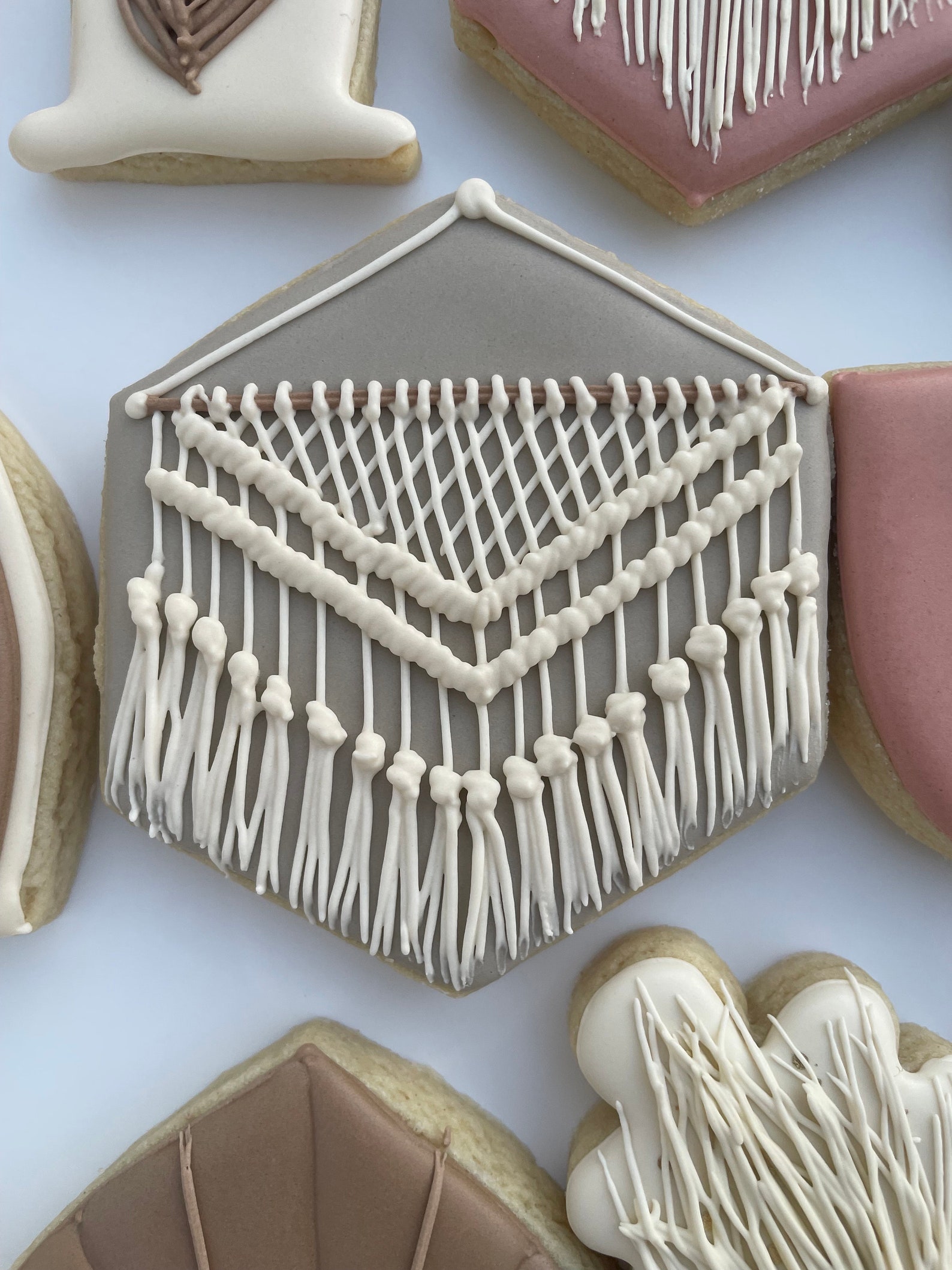 Boho Macrame Birthday Cookies - Etsy