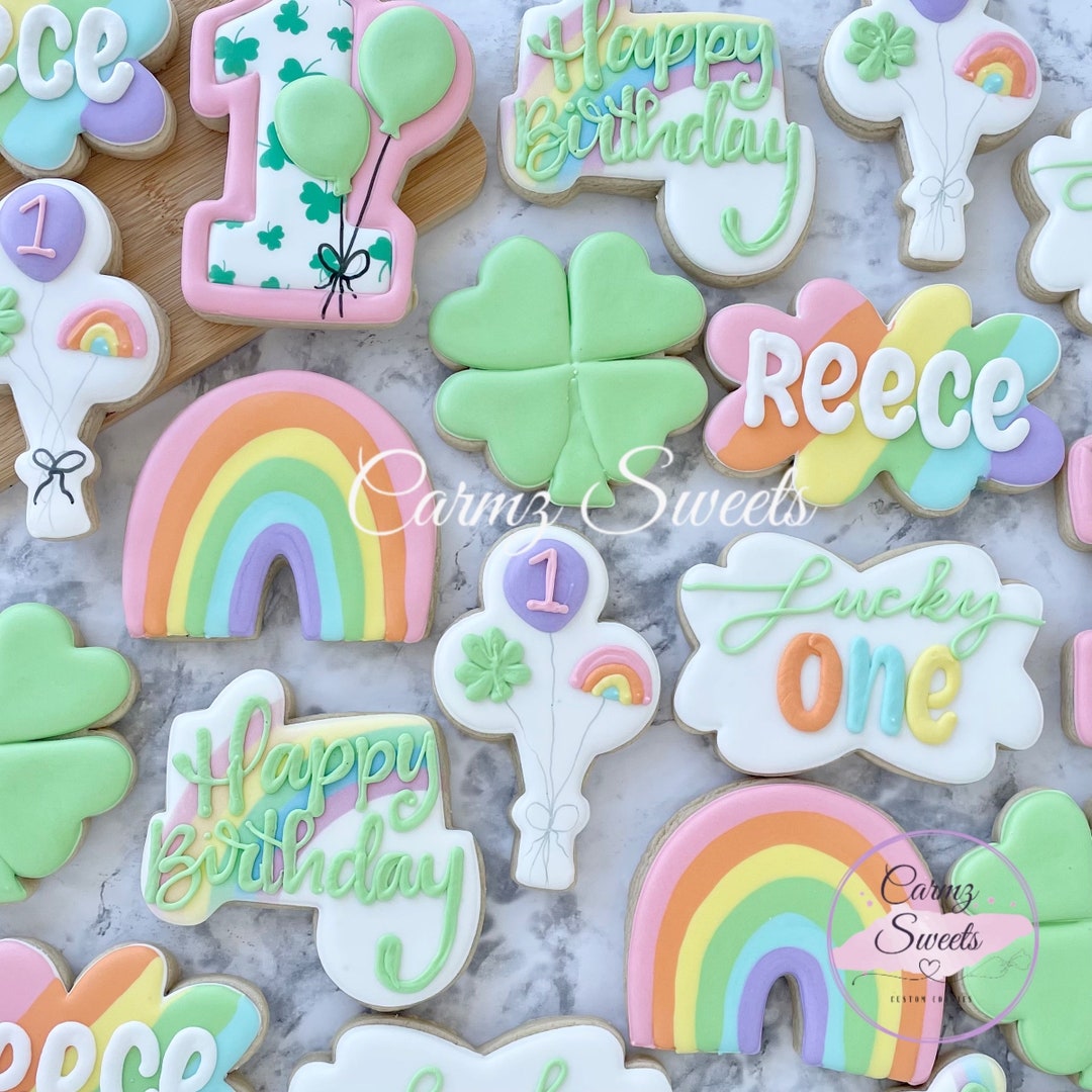 Lucky One Birthday Cookies - Etsy