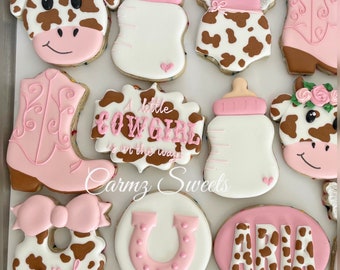 Baby Shower Cookies, Its A Girl, Custom Cookies, Baby Cookies, Sugar ...