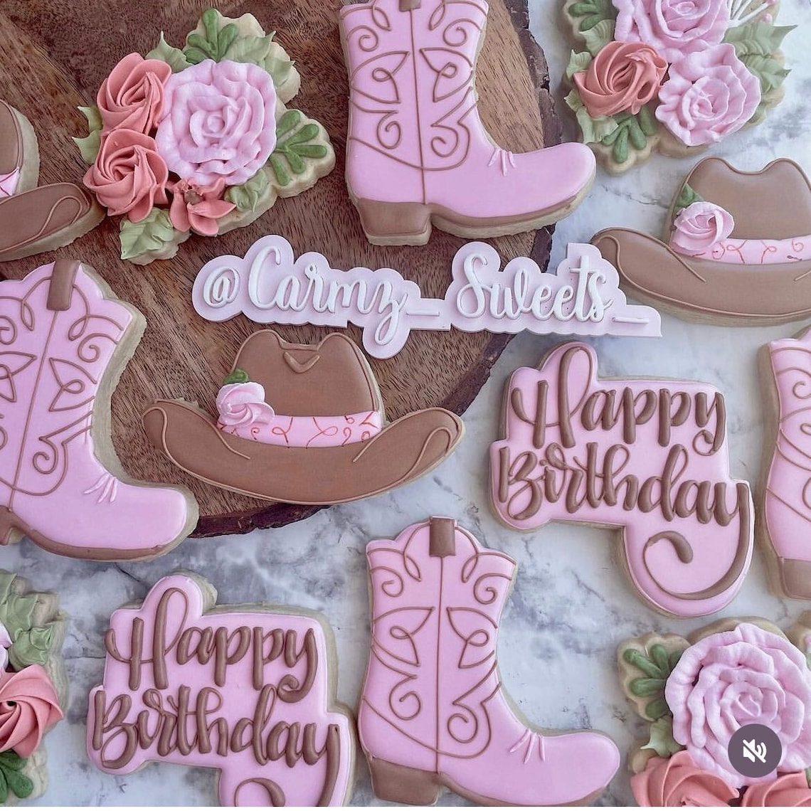 Cowgirl Birthday Cookies - Etsy