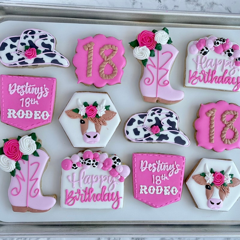 Western Theme Cookies - Etsy