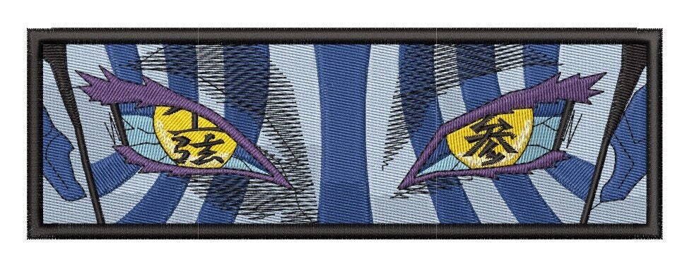 Anime Tengen Eyes Embroidery File - Etsy