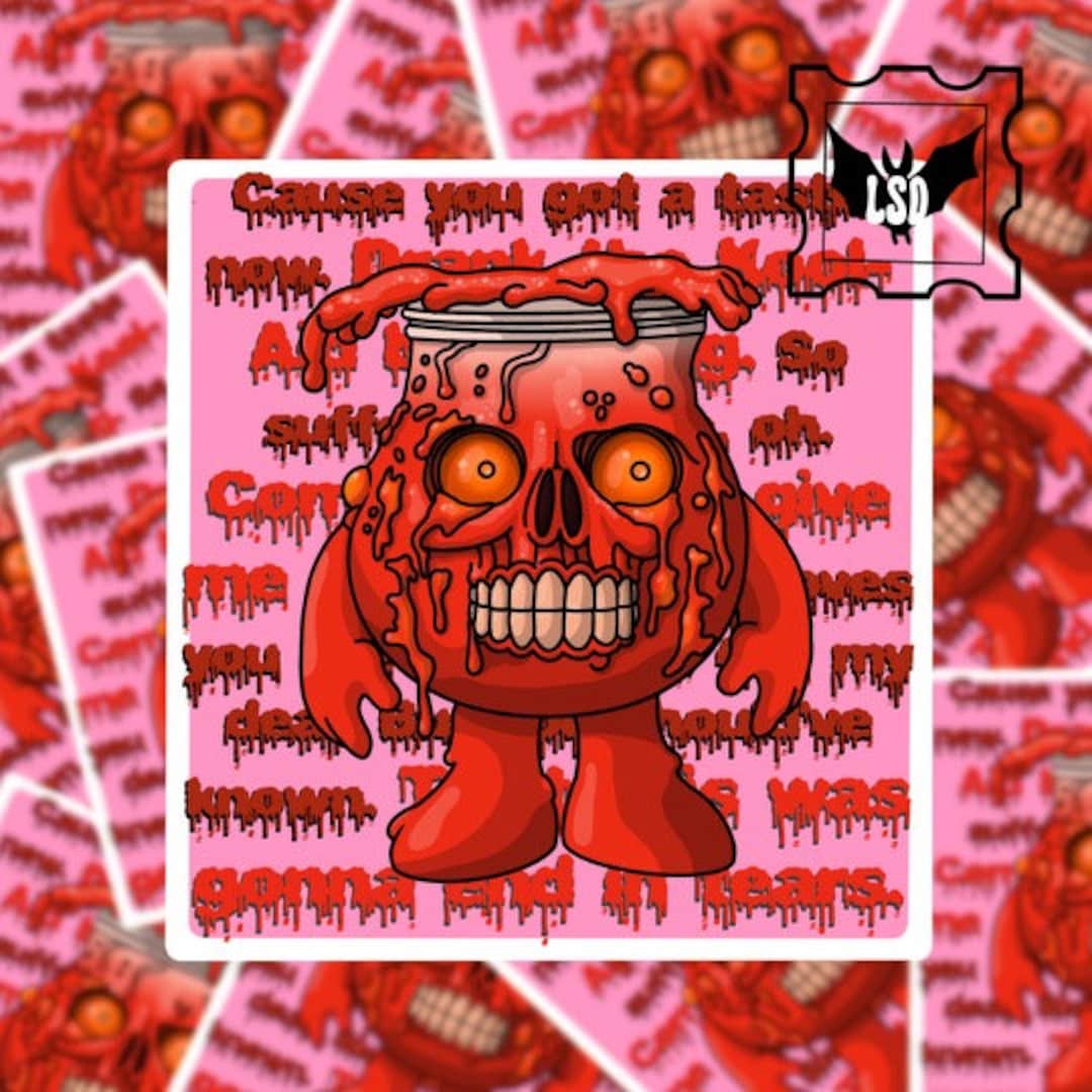 BMTH Kool Aid Cult Man Bring Me the Horizon Sticker - Etsy