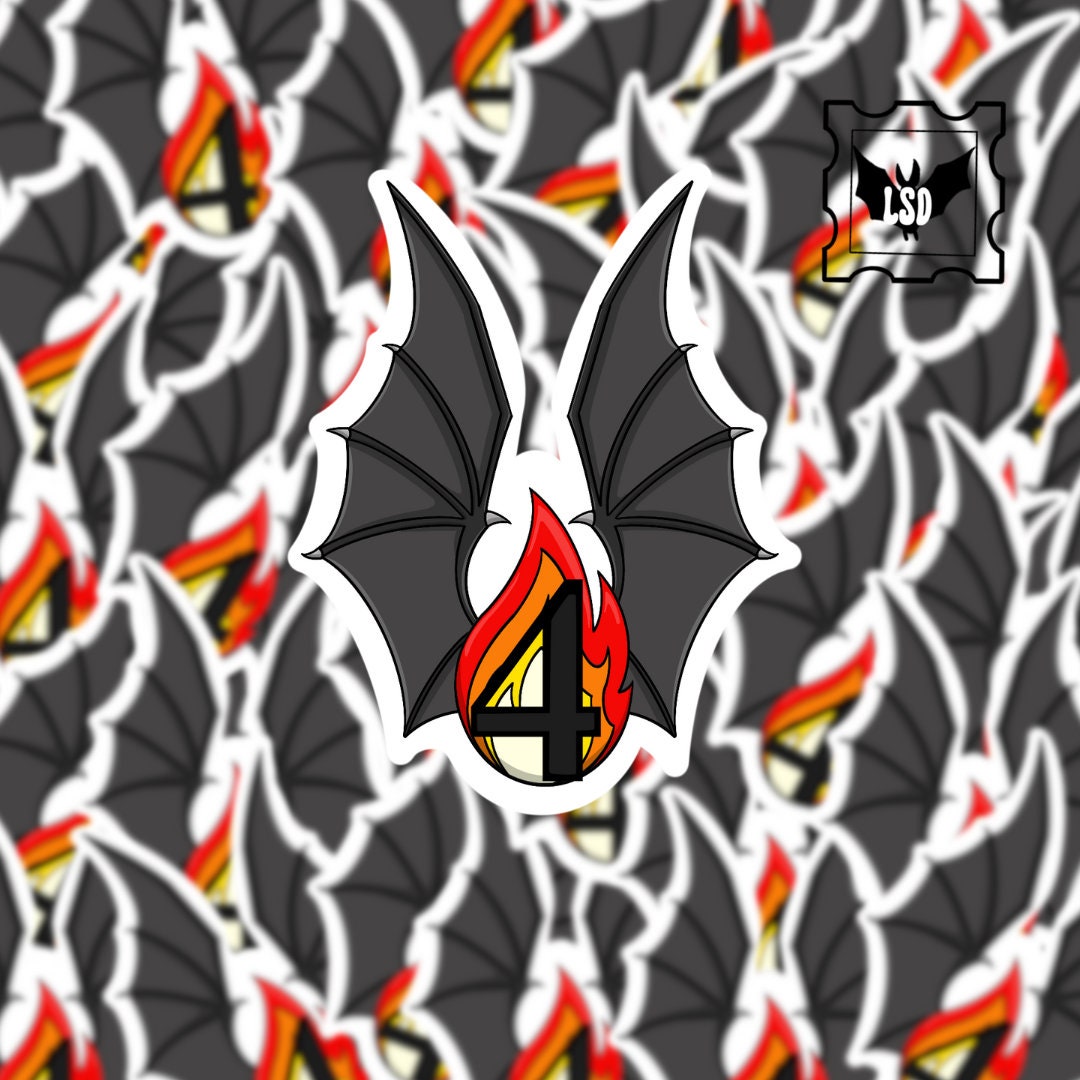 Fourth Wing Flame Section Sticker Book - Etsy