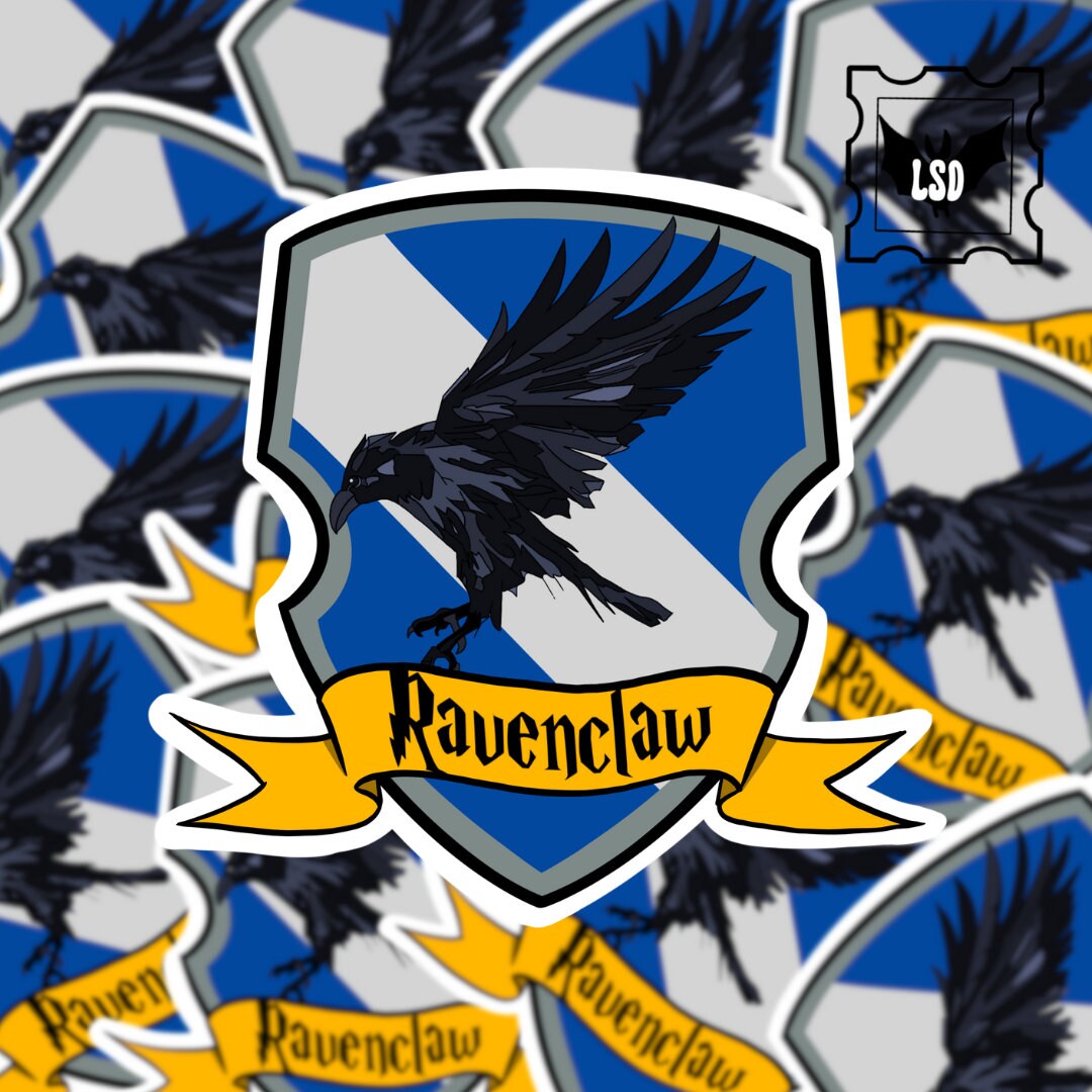 Ravenclaw Raven House Sticker Magic Wizard - Etsy