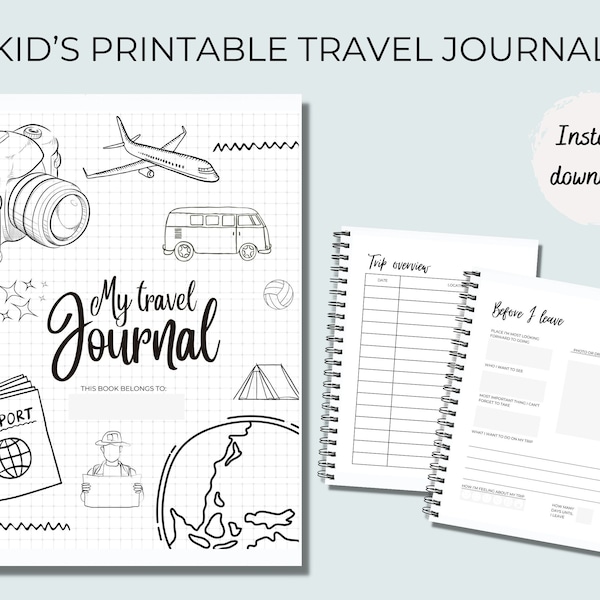 Travel Journal - Etsy