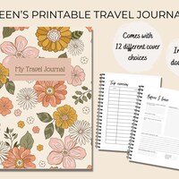 Kids Printable Summer Travel Journal - Etsy