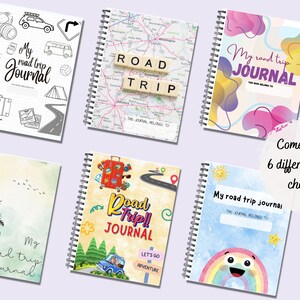 Road Trip Edition - Kid's Printable Travel Journal for Family Vacations ...