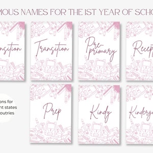 Pink Printable School Years Memory Book. Kids Journal Keepsake ...