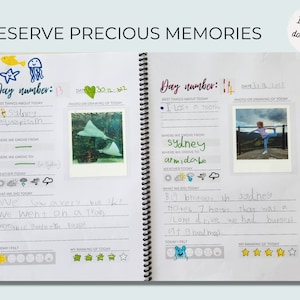 Kids Printable Travel Holiday Vacation Journal to Preserve Family ...