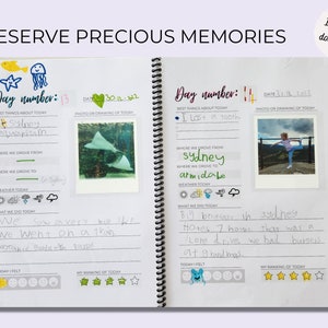 Road Trip Edition - Kid's Printable Travel Journal for Family Vacations ...