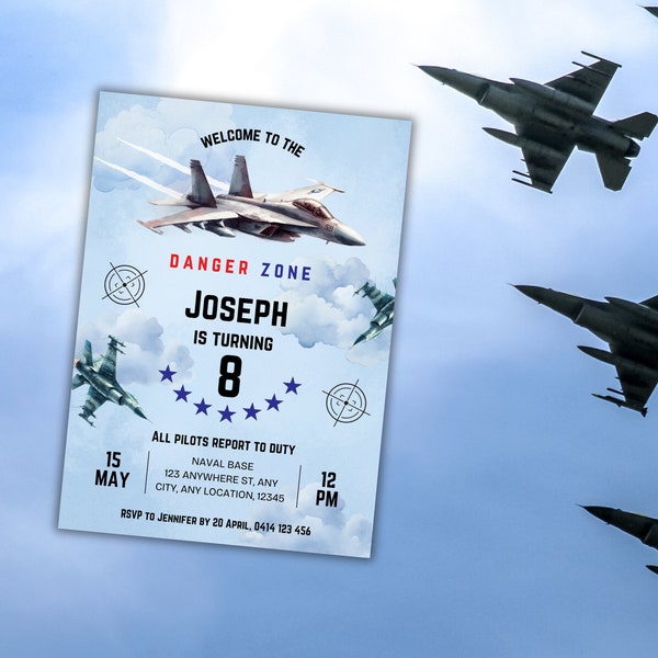Fighter Jet Party - Etsy