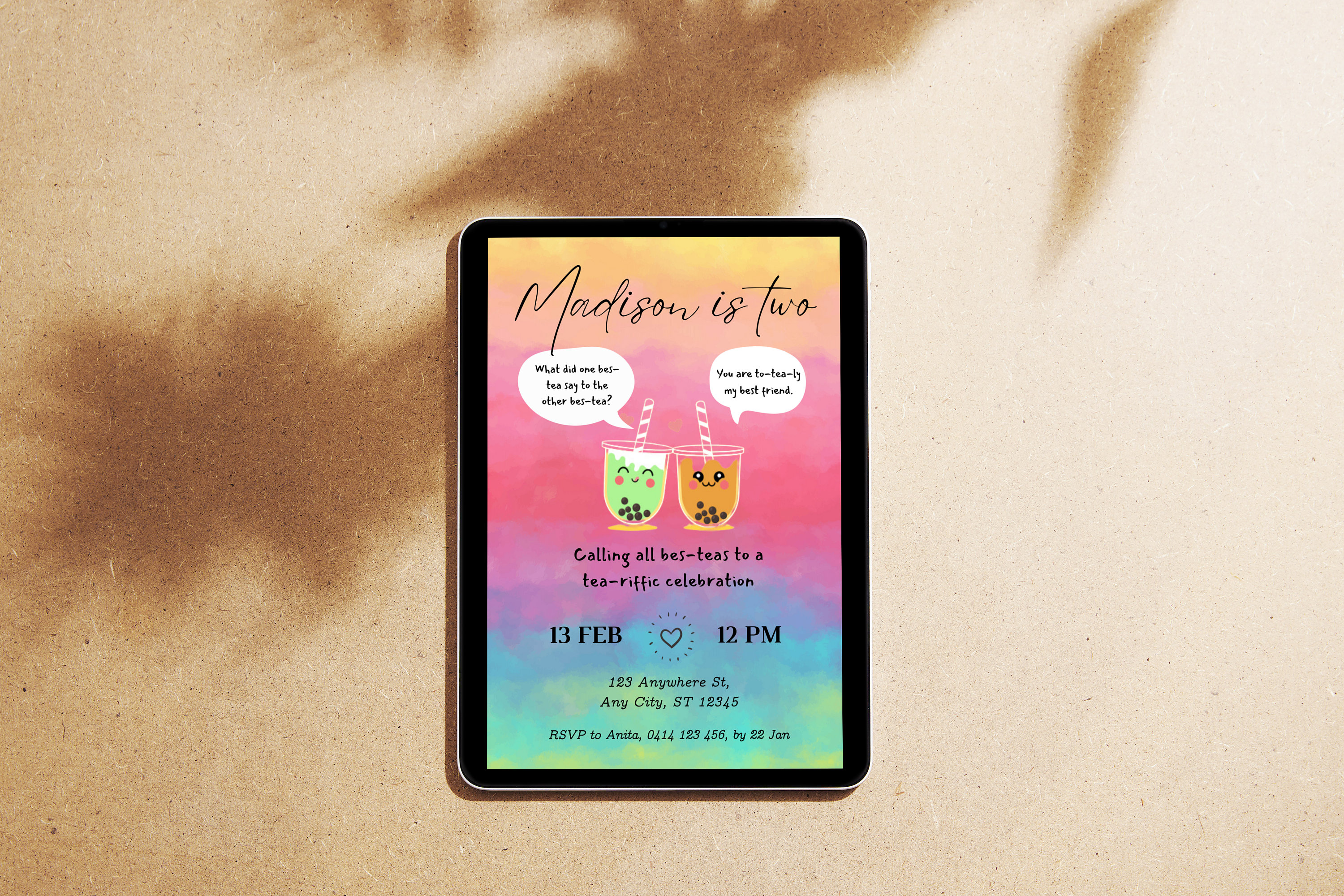 Boba Tea Birthday Party, Bubble Tea Themed Party, Milk Tea Party, Bes ...