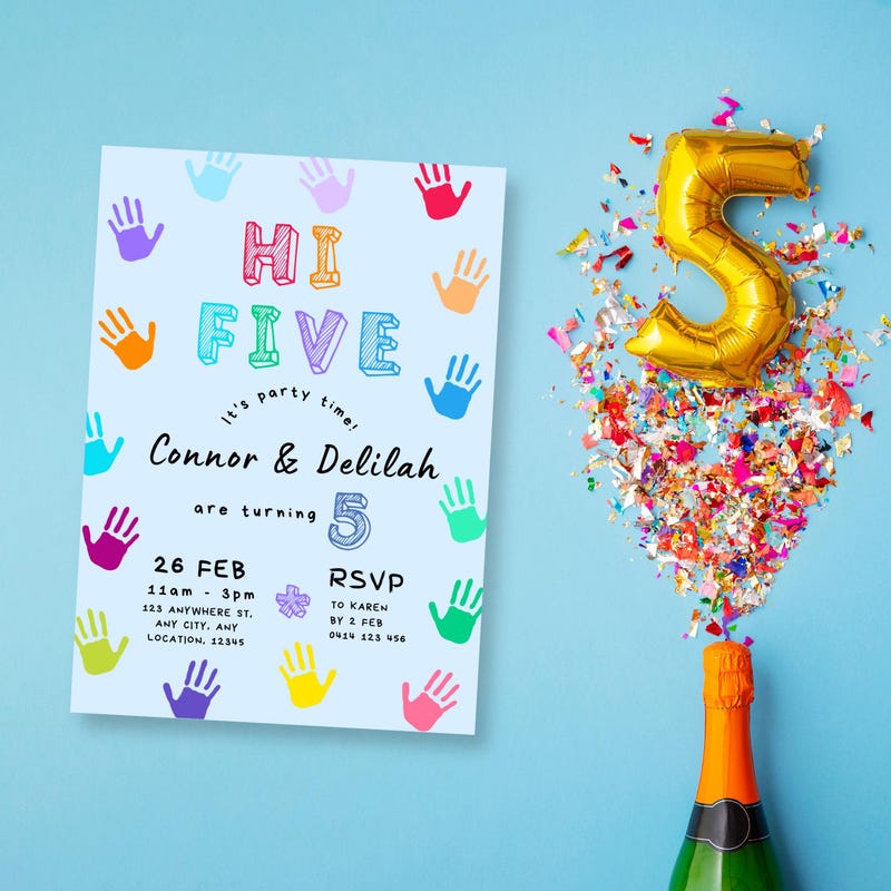 High Five Birthday - Etsy