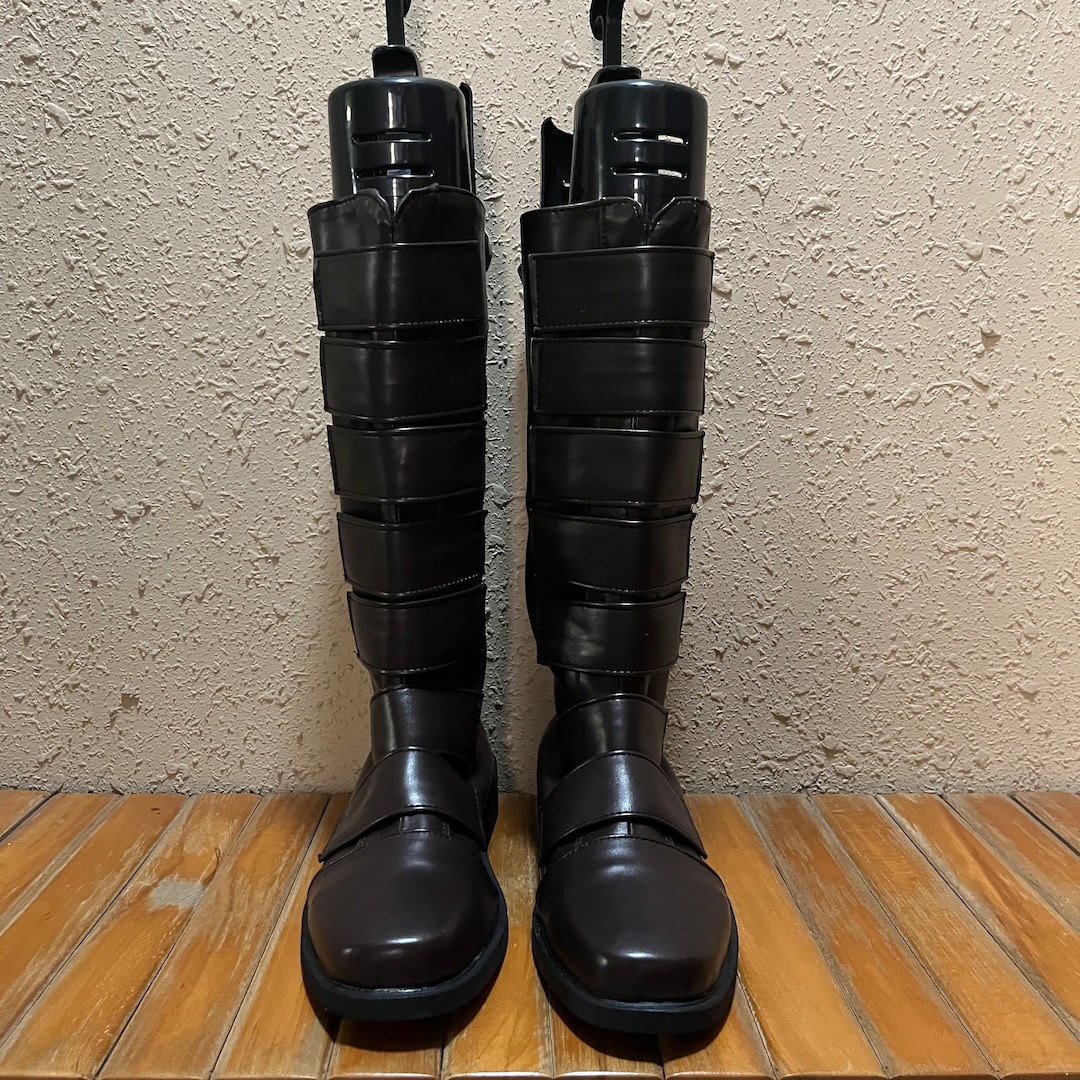 Qui-gon Jinn Shoes Star Wars Cosplay Boots Handmade - Etsy