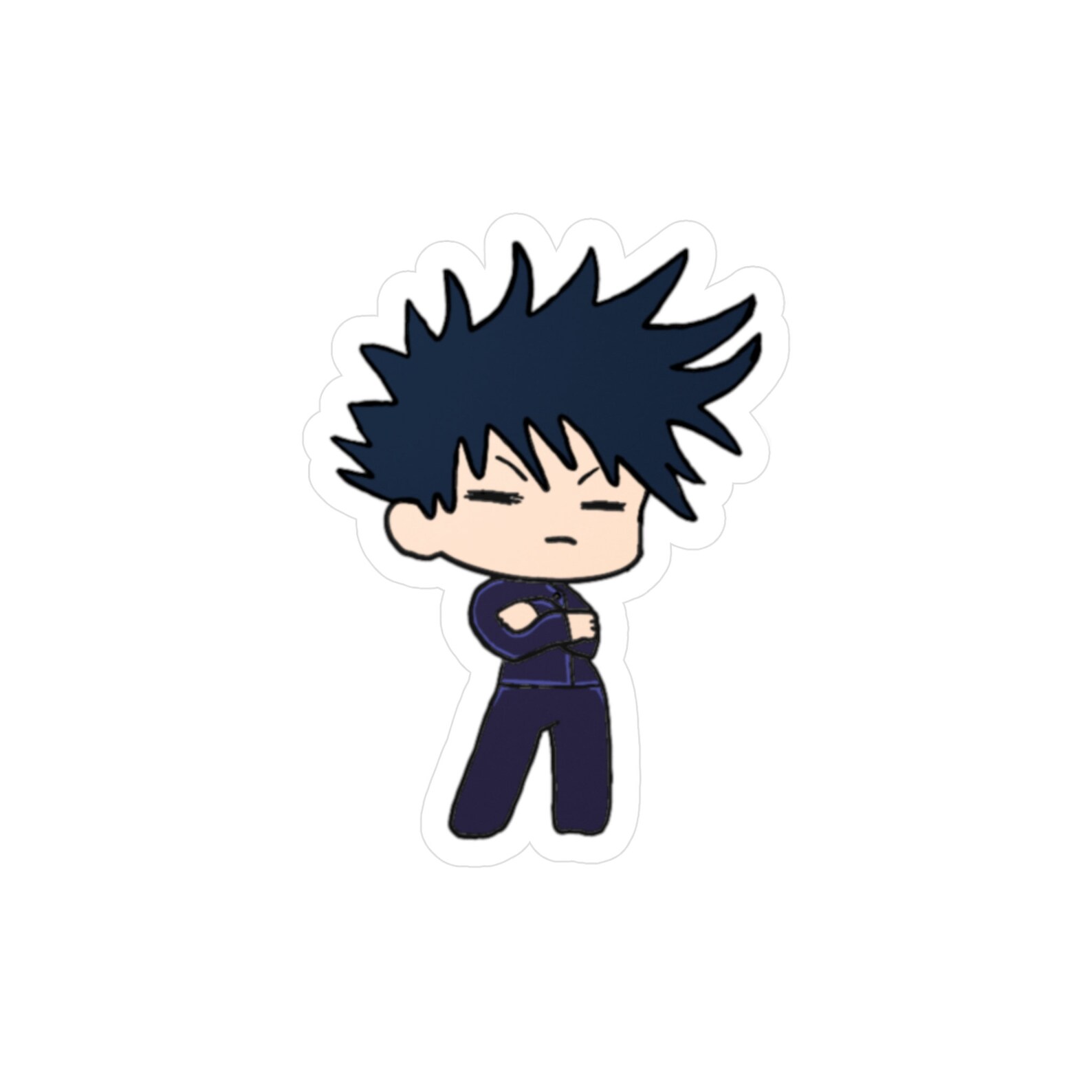 Jujutsu Kaisen Anime, Megumi Fushiguro Chibi Decal Sticker - Etsy