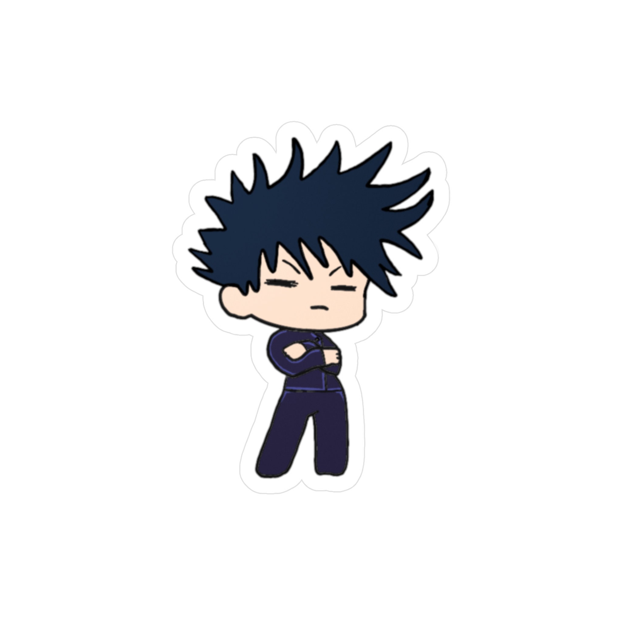 Jujutsu Kaisen Anime, Megumi Fushiguro Chibi Decal Sticker - Etsy