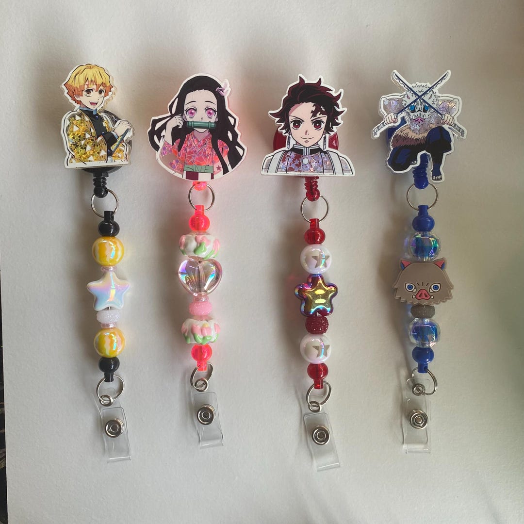 Anime Demon Inspired Slayer Badge Reels Ll Anime Badge Reels Ll Nurse ...