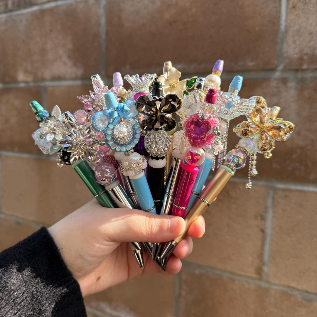 Fancy Luxe Beaded Pens Ll Stocking Stuffer Ll Teacher Appreciation Gift ...