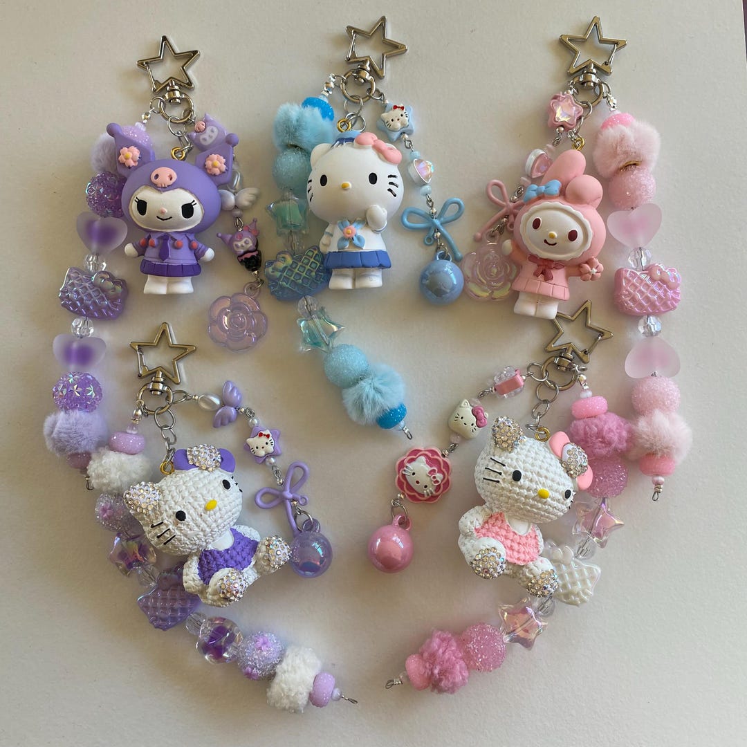 Sanrio Figure Keychains II Hello Kitty Keychains Ll Kuromi Keychains Ll ...