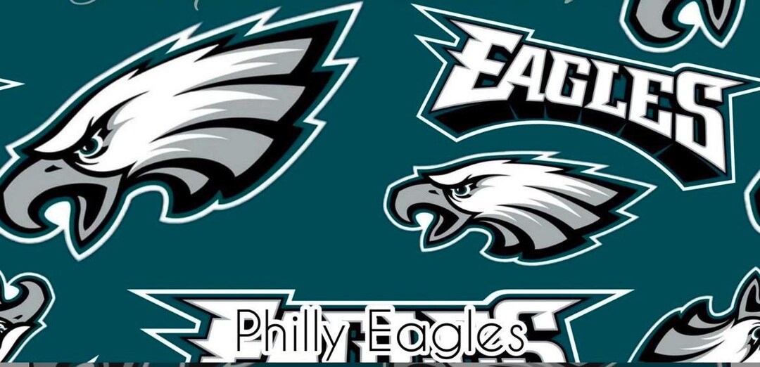 Philadelphia Eagles Inspired Baby / Toddler Blanket/ Sports Team Baby ...