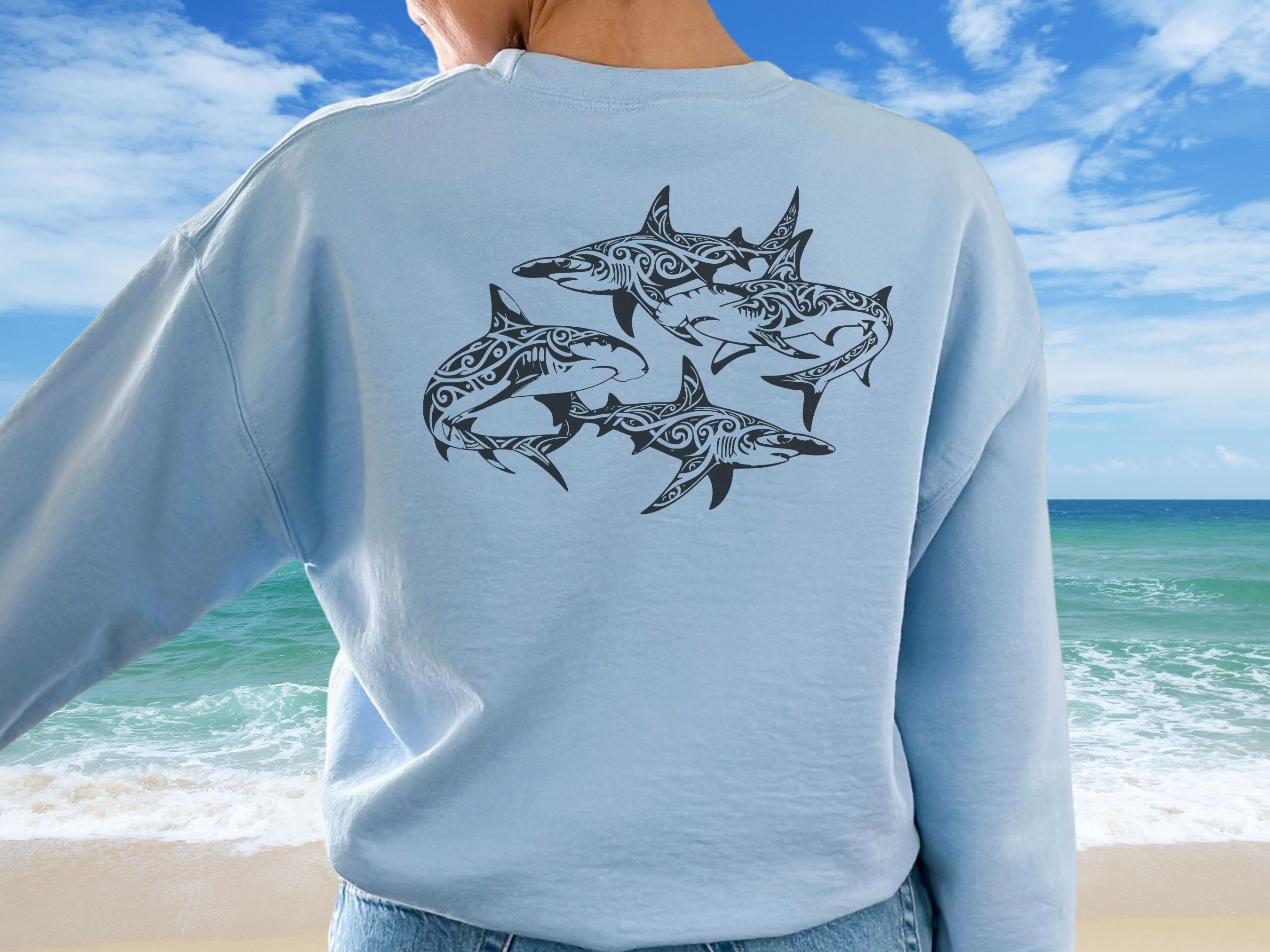 Hammerhead Shark Hoodie, Shark Hoodie, Hammerhead Shark Sweatshirt ...